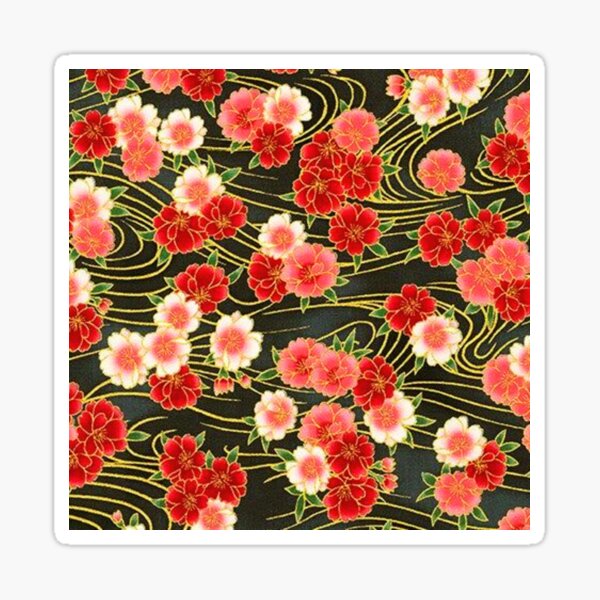 "Traditional Japanese Kimono Cherry Blossom Japanese Sakura Flowers ...