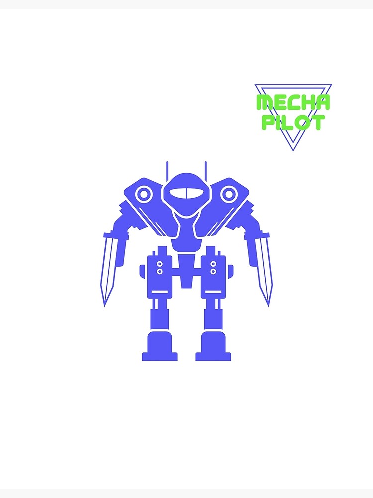 "Mecha pilot" Poster for Sale by MarcelMorgan | Redbubble
