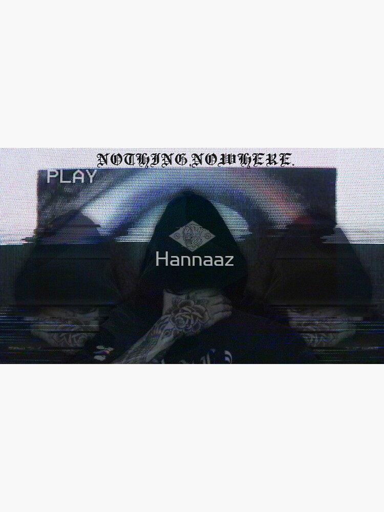 "nothing,nowhere. custom digital art" Sticker for Sale by Hannaaz ...