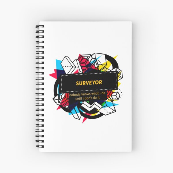 Surveyor Spiral Notebooks | Redbubble