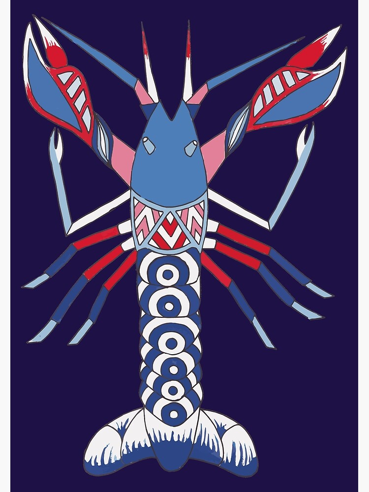 " Australian Aboriginal Art - Australian red claw crayfish" Poster for ...