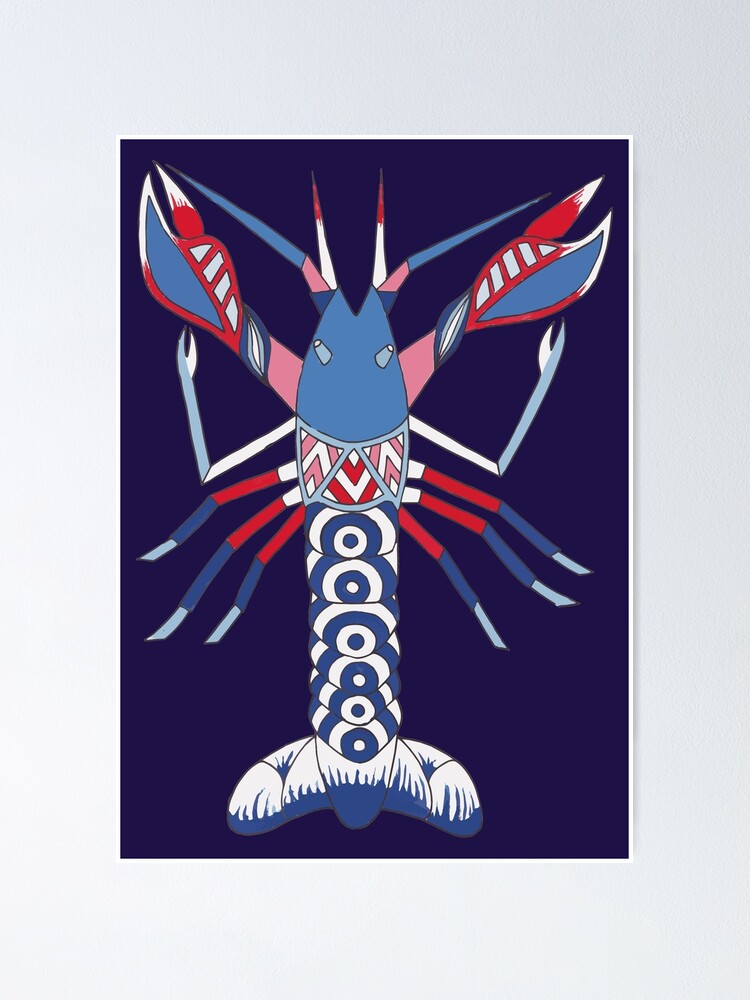 " Australian Aboriginal Art - Australian red claw crayfish" Poster for ...