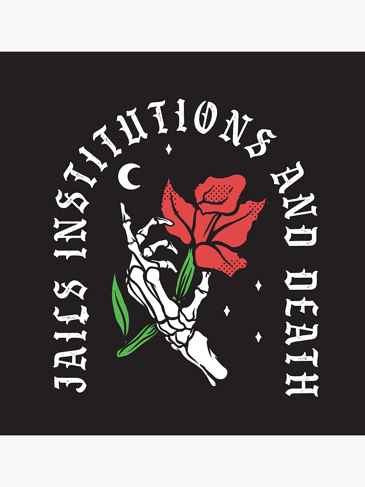 "Jails Institutions and Death AA NA Recovery" Sticker for Sale by ...