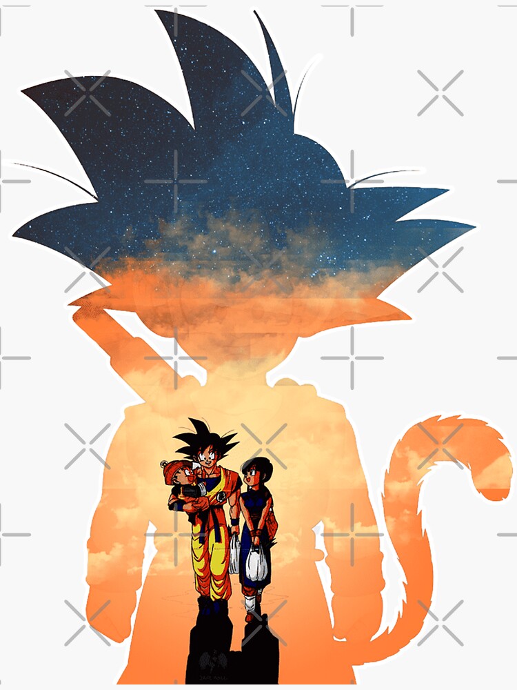 " Dragon Balls - Guko" Sticker for Sale by mprodart | Redbubble