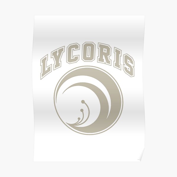 "Lycoris Recoil Lyco Reco Flower Kawaii Retro White" Poster for Sale by ...