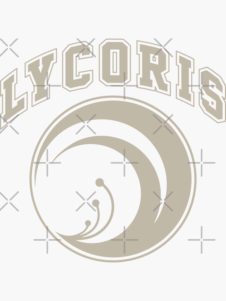 "Lycoris Recoil Lyco Reco Flower Kawaii Retro White" Sticker for Sale ...