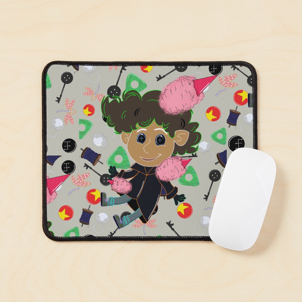 "Wybie doll with cotton candy " Sticker for Sale by anahias01 | Redbubble
