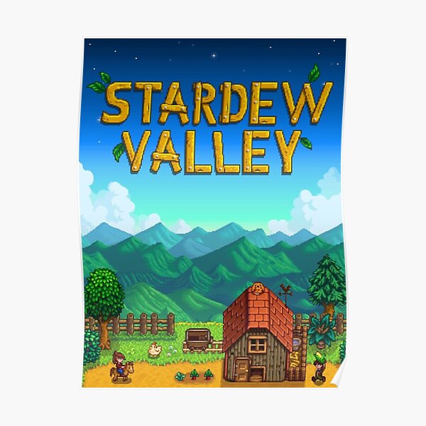 "Stardew Valley" Poster for Sale by williebowie | Redbubble