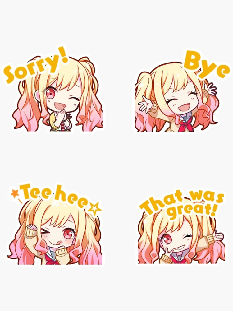 "Saki Tenma Set 3" Sticker for Sale by oyasuminana | Redbubble