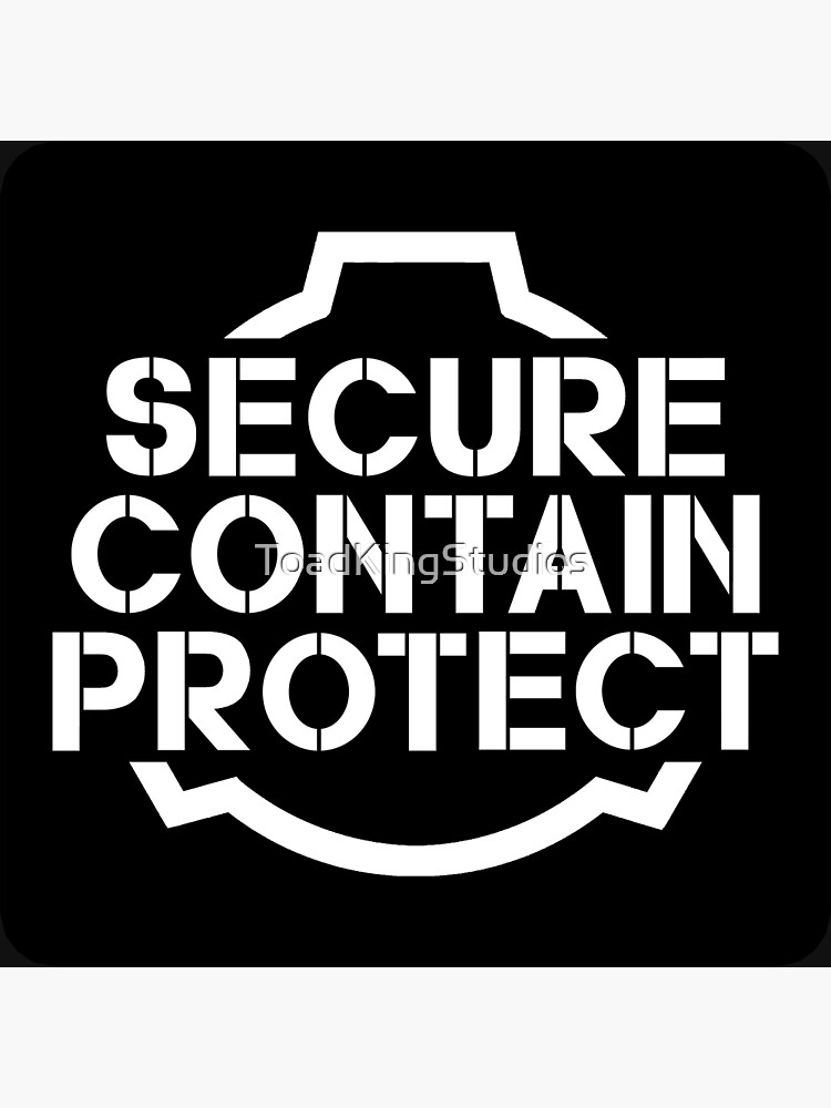 "Secure Contain Protect Logo Foundation" Poster for Sale by ...
