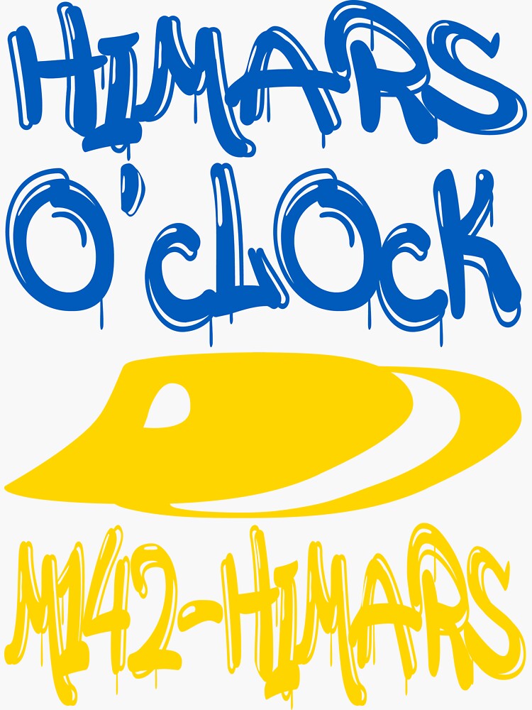 "Himars O'Clock | M142-Himars" Sticker for Sale by NewTopDesign | Redbubble