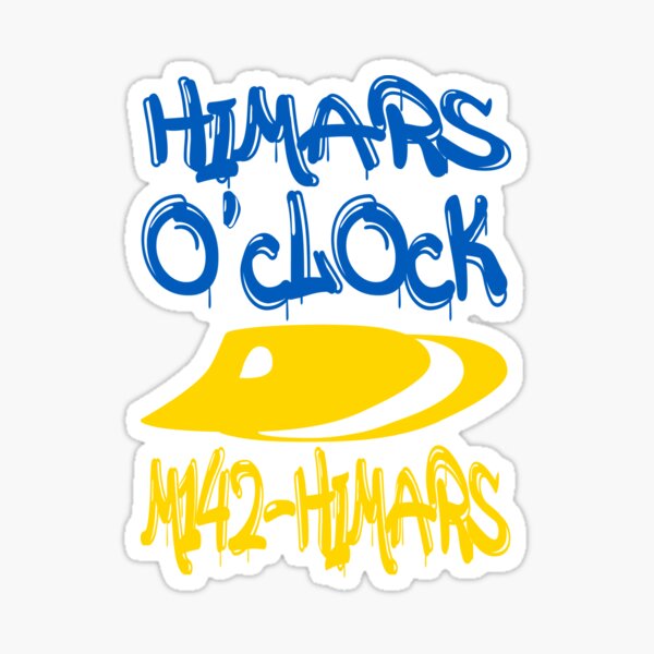 "Himars O'Clock | M142-Himars" Sticker for Sale by NewTopDesign | Redbubble