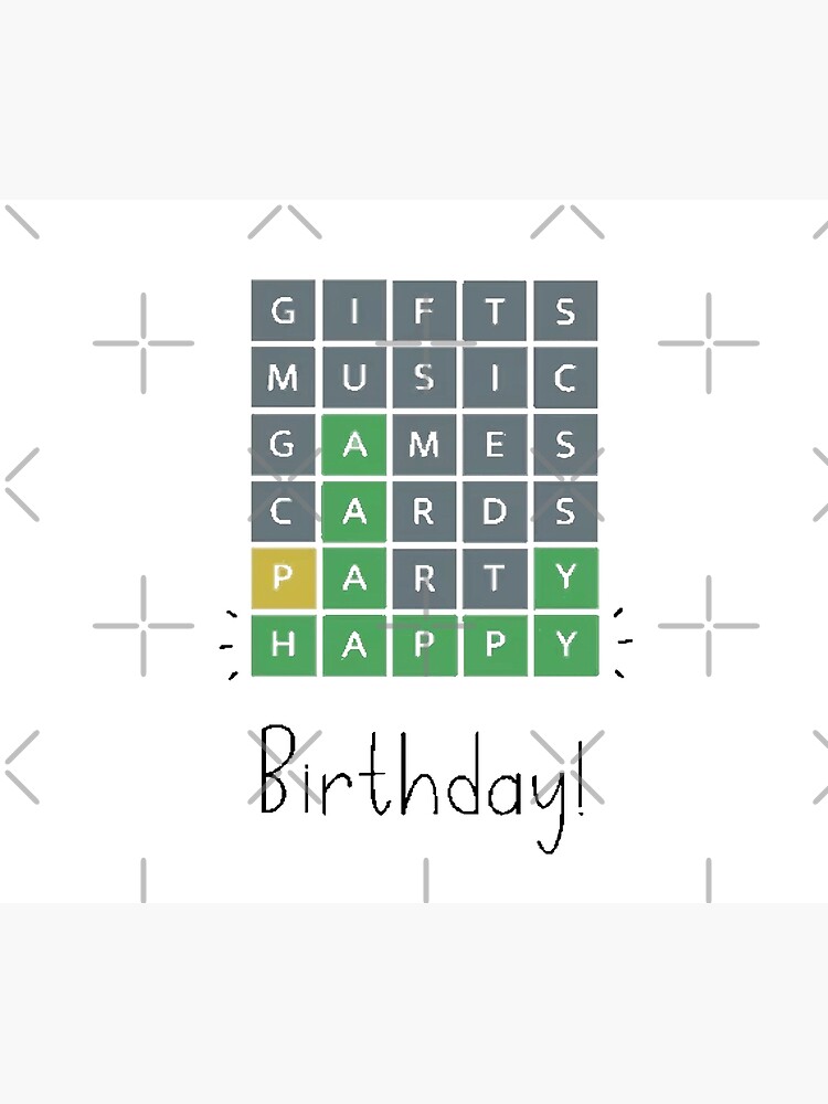 "Wordle Inspired Happy Birthday Card , Happy Friendship Day Emoji,Happy ...