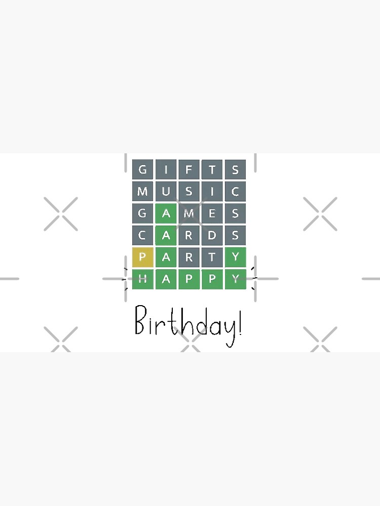 "Wordle Inspired Happy Birthday Card , Happy Friendship Day Emoji,Happy ...