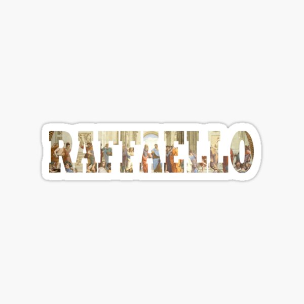 "Raphael, The School of Athens" Sticker for Sale by WhateverrMan ...