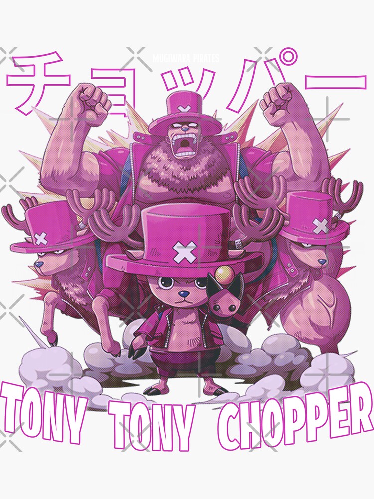 "One Piece - Tony Tony Chopper" Sticker for Sale by entutpretcriet ...