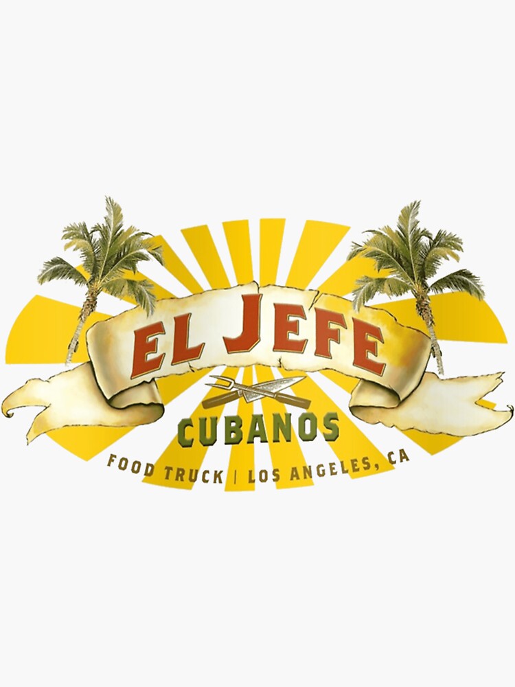 "Food truck logo in the movie chef - El Jefe cubanos jon favreau ...