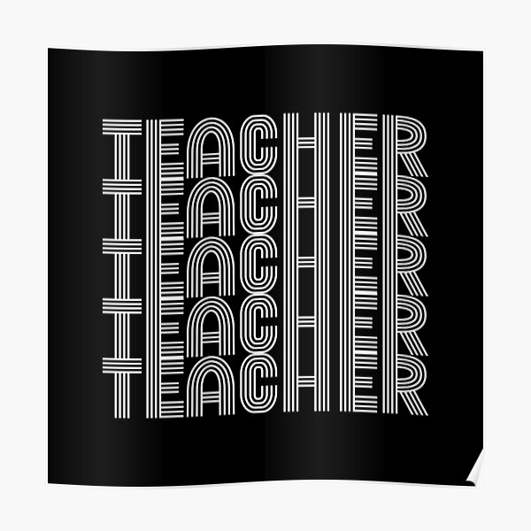 "Teacher -Educational" Poster for Sale by Bend-The-Trendd | Redbubble