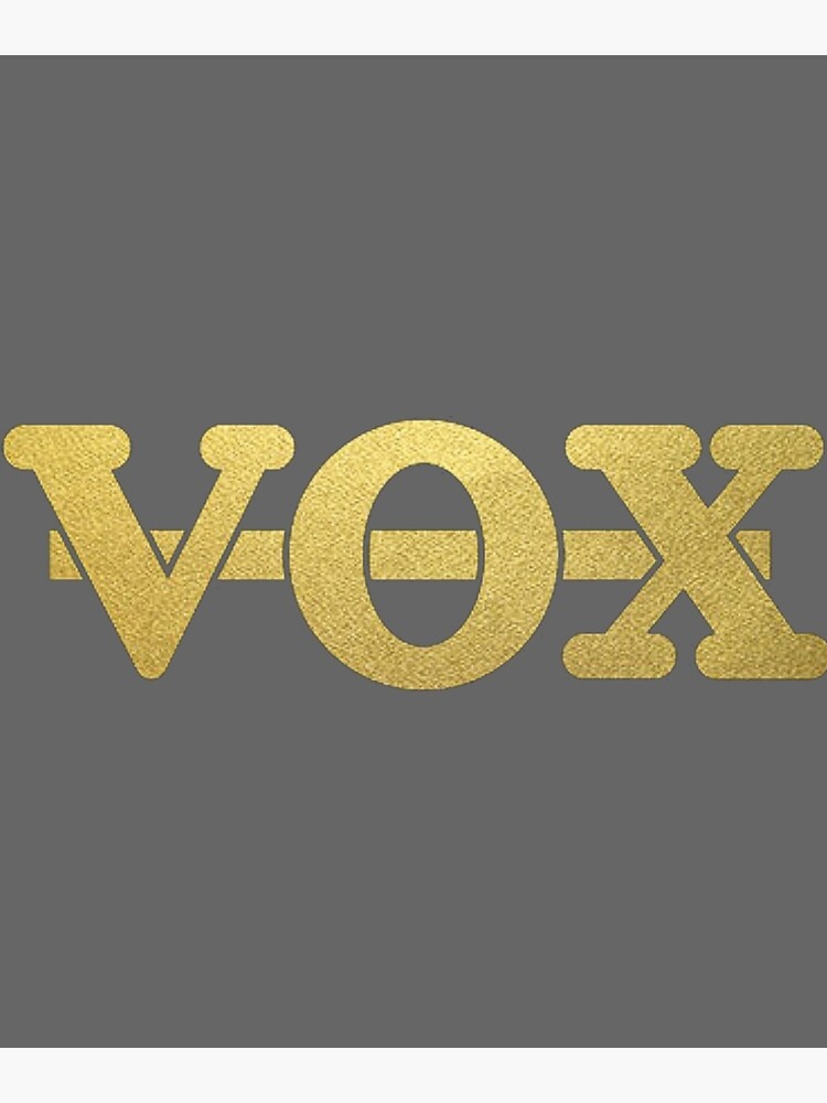 "Vintage VOX Logo" Poster for Sale by MarciMicas4942 | Redbubble