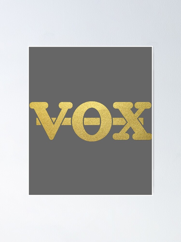 "Vintage VOX Logo" Poster for Sale by MarciMicas4942 | Redbubble