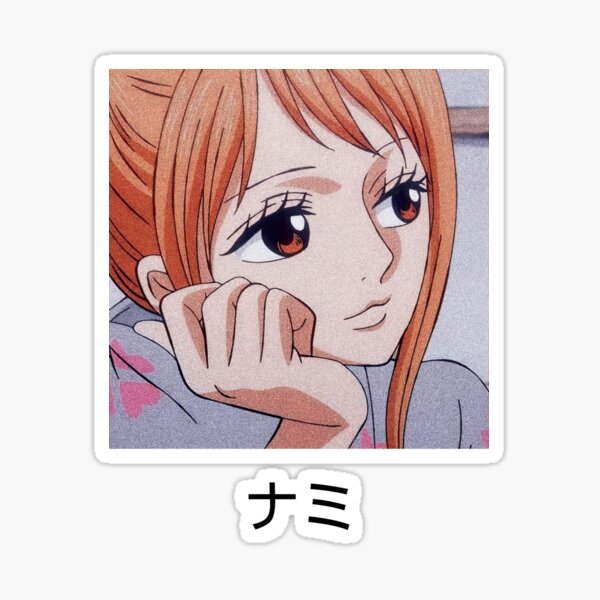 "One Piece - Nami Vintage Style" Sticker for Sale by YungBarbeuc ...