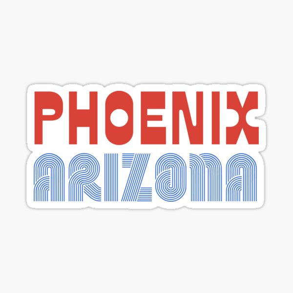"Phoenix, Arizona" Sticker for Sale by tcc1997 | Redbubble