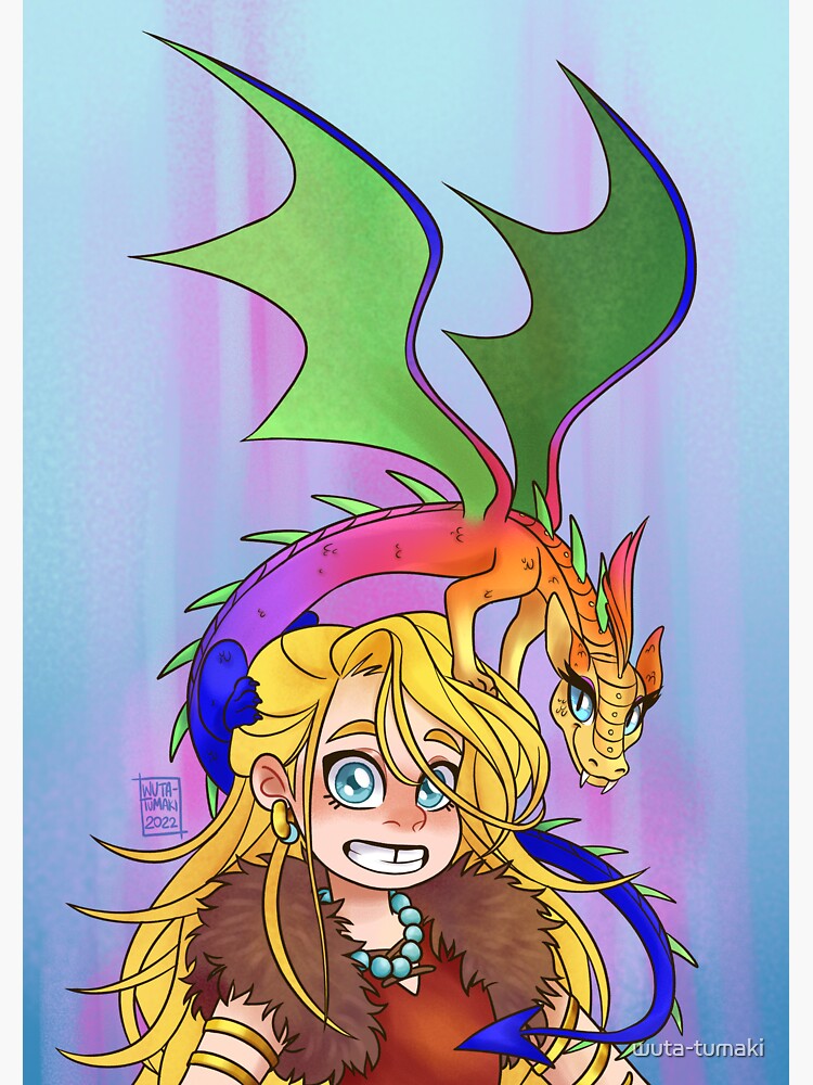"Camicazi How To Train Your Dragon" Sticker for Sale by wuta-tumaki ...