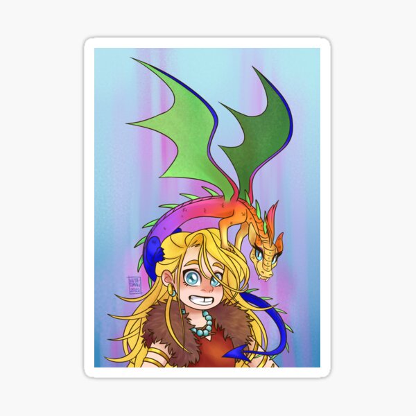 "Camicazi How To Train Your Dragon" Sticker for Sale by wuta-tumaki ...