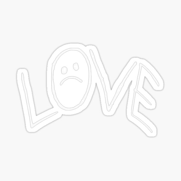 Lil Peep Love Sticker For Sale By Leeliae Redbubble