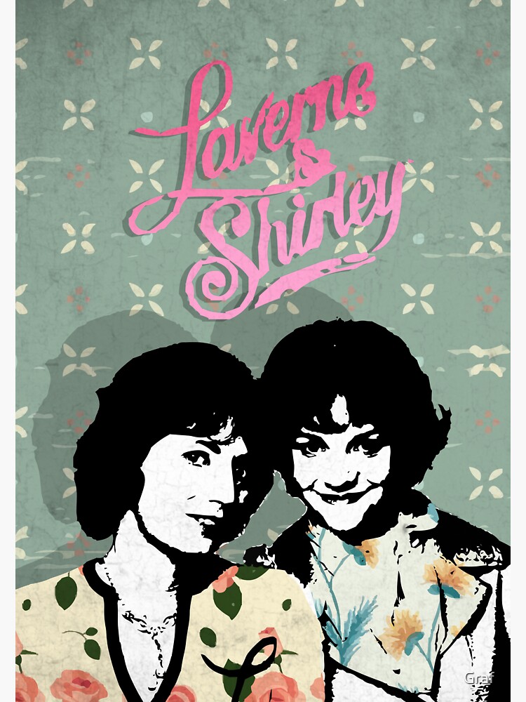 "Laverne & Shirley " Sticker by Graf | Redbubble