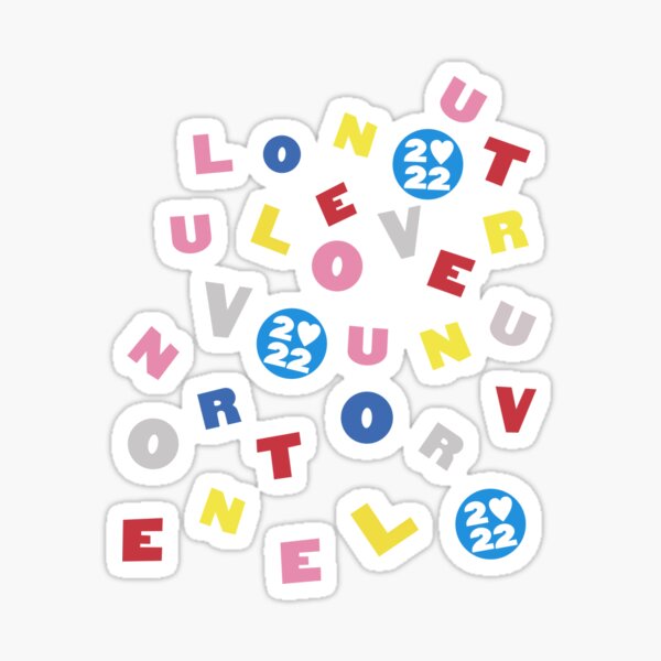 "Love on tour" Sticker for Sale by Natihecker | Redbubble