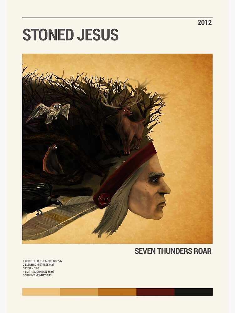 "STONED JESUS band SEVEN THUNDERS ROAR album Cover STONED JESUS ...