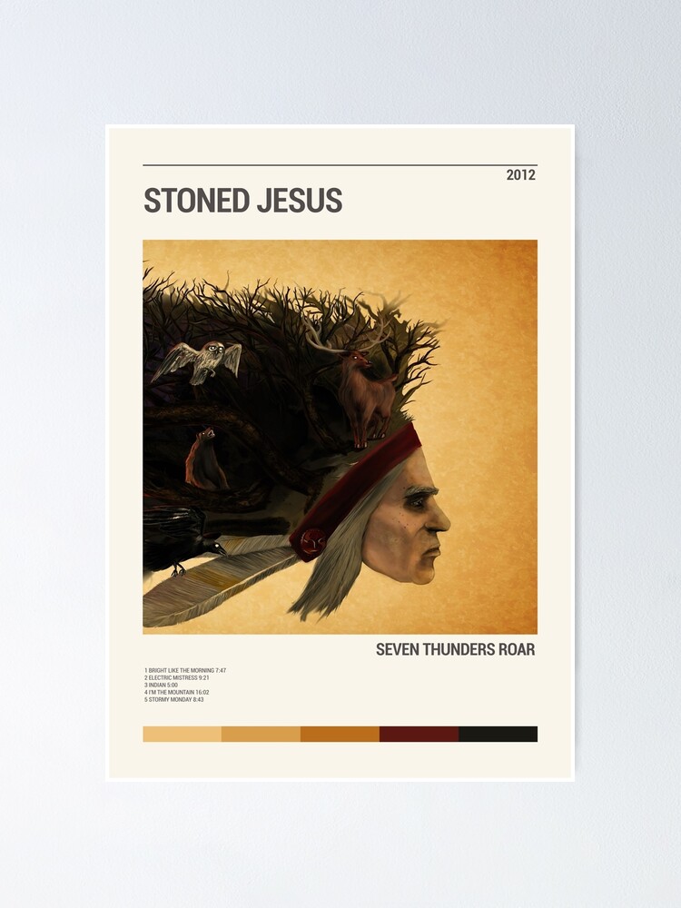 "STONED JESUS band SEVEN THUNDERS ROAR album Cover STONED JESUS ...