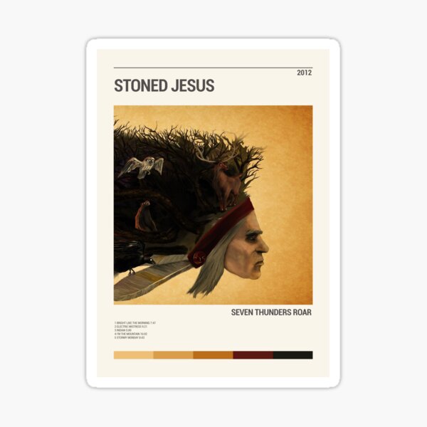 "STONED JESUS band SEVEN THUNDERS ROAR album Cover STONED JESUS ...