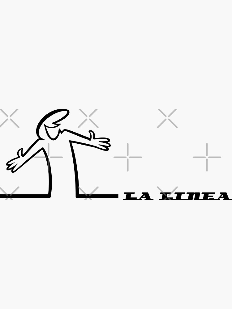 "La Ligne" Sticker for Sale by by-CAVA- | Redbubble