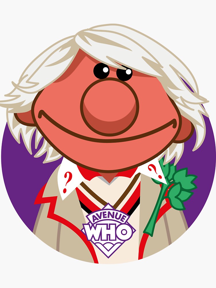 "Avenue Who 5th Doctor Peter Davison" Sticker for Sale by jjlehay ...