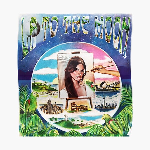 "lana del ray the la moon tour 2022 masagus" Poster for Sale by ...