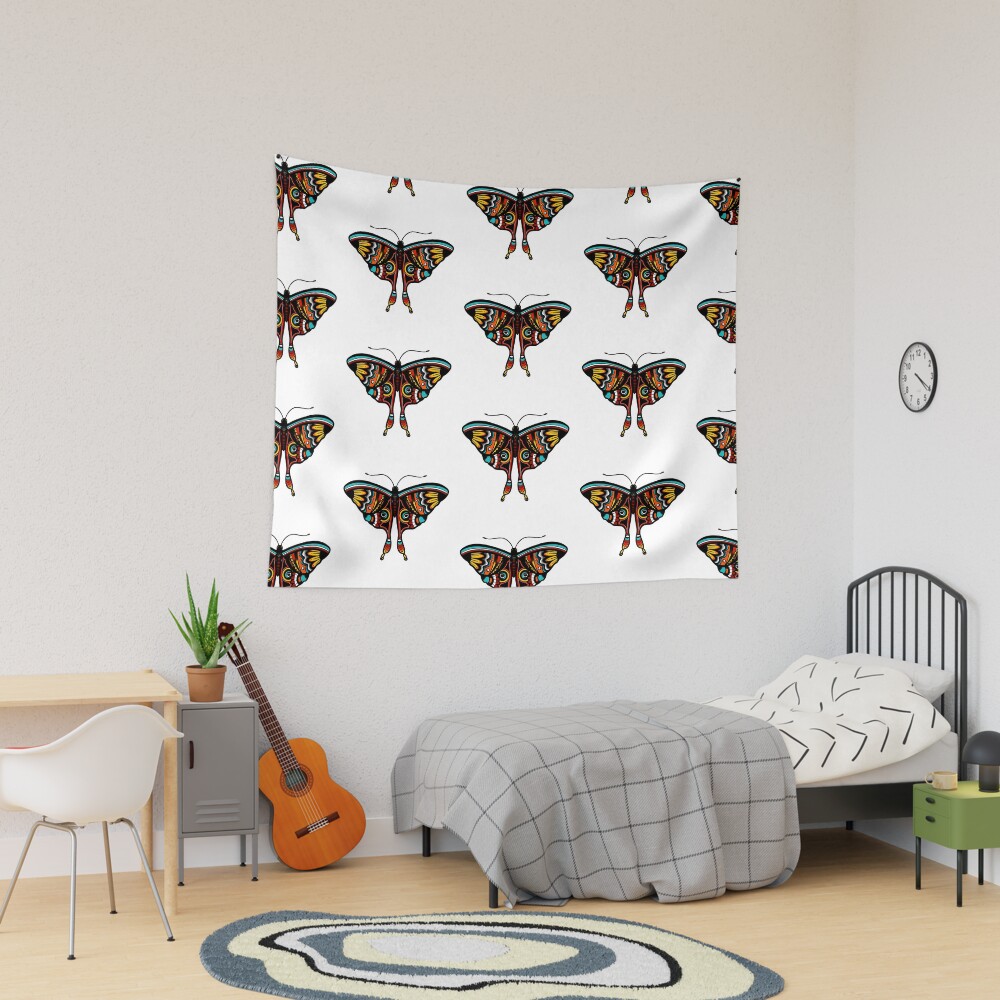 "Luna Moth American Traditional Tattoo Art" Art Print for Sale by ...