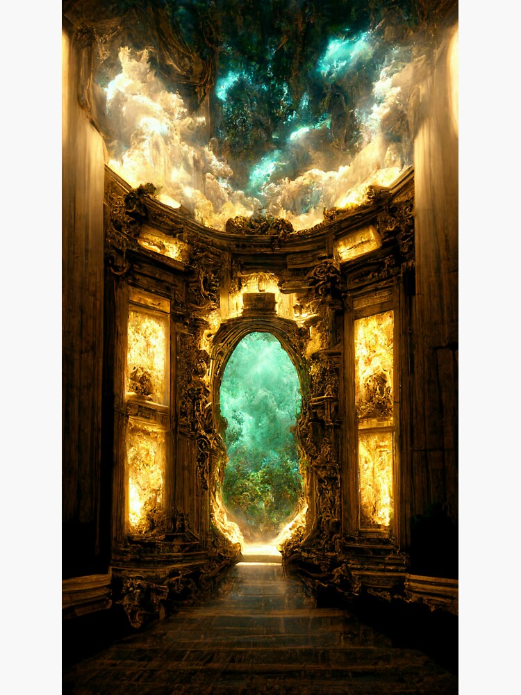 "Portal" Sticker for Sale by Roselight13 | Redbubble