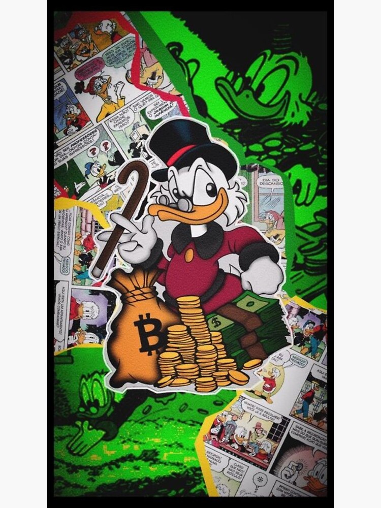 "Scrooge McDuck" Sticker for Sale by GEK-NERD | Redbubble