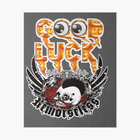 "Stranger things and Halloween - with good luck " Art Board Print for ...