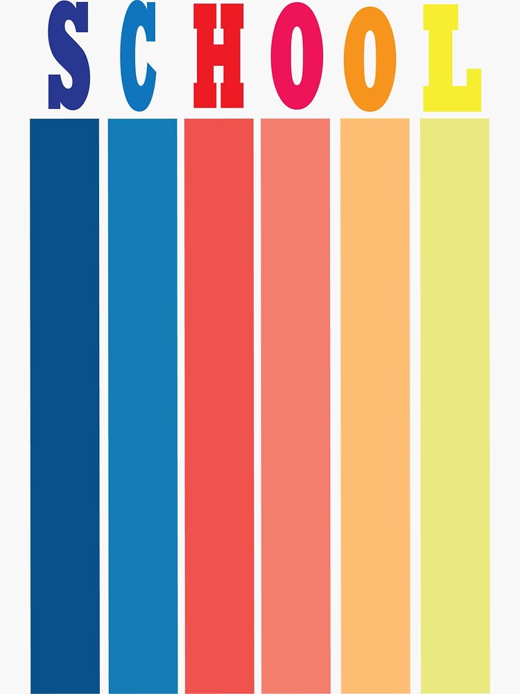 "School mood loading" Sticker for Sale by Mecaelarts | Redbubble