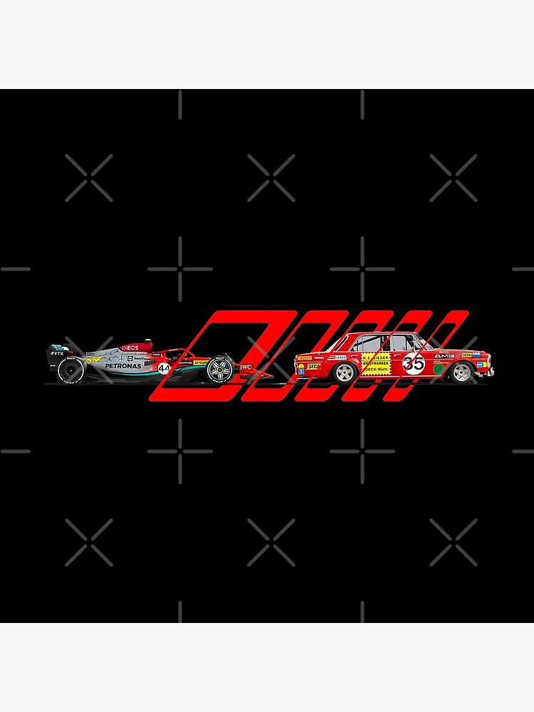 "Mercedes F1 2022 Belgian GP Special Livery - Red Pig v2" Art Print for ...