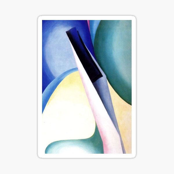 "Georgia O'Keeffe Black Spot" Sticker for Sale by TeeARTHY | Redbubble
