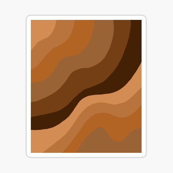 "Brown gradients" Sticker for Sale by CPAdesigns | Redbubble