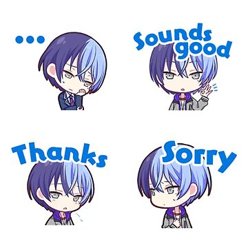 "Toya Aoyagi Set 2" Sticker for Sale by oyasuminana | Redbubble
