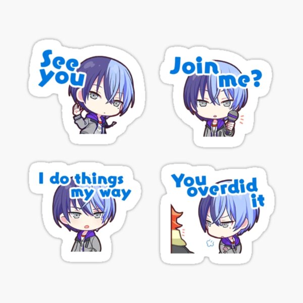 "Toya Aoyagi Set 3" Sticker for Sale by oyasuminana | Redbubble