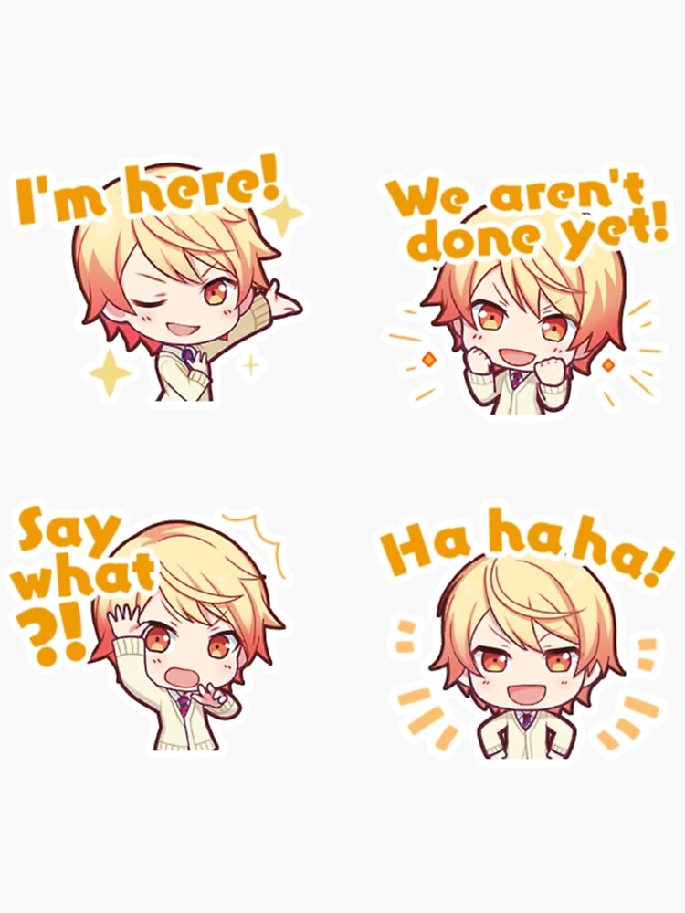 "Tsukasa Tenma Set 1" Sticker for Sale by oyasuminana | Redbubble