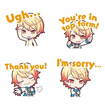 "Tsukasa Tenma Set 2" Sticker for Sale by oyasuminana | Redbubble