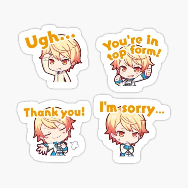 "Tsukasa Tenma Set 2" Sticker for Sale by oyasuminana | Redbubble